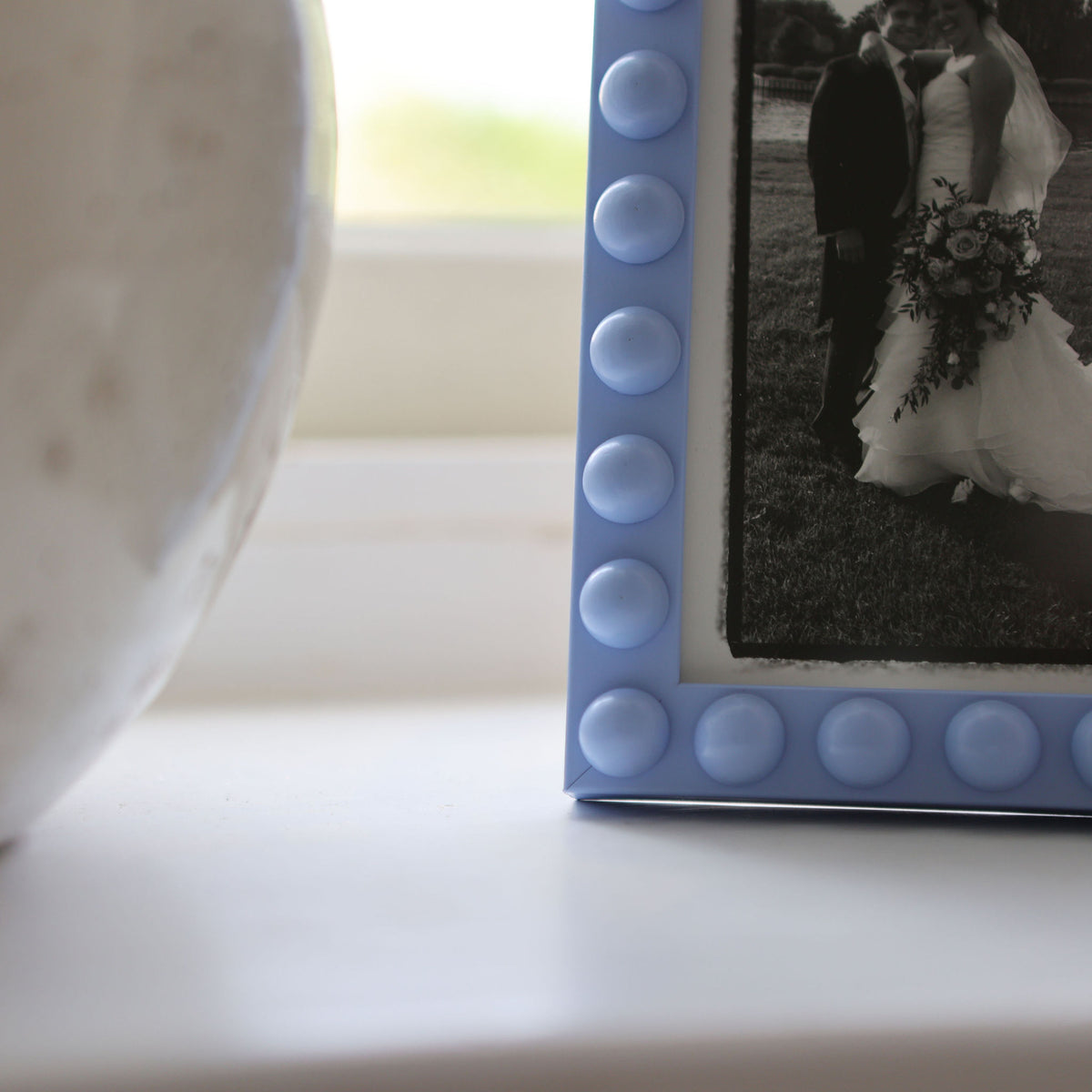 Handcrafted Bobbin A4 Photo & Picture Frame in Cornflower Blue ...