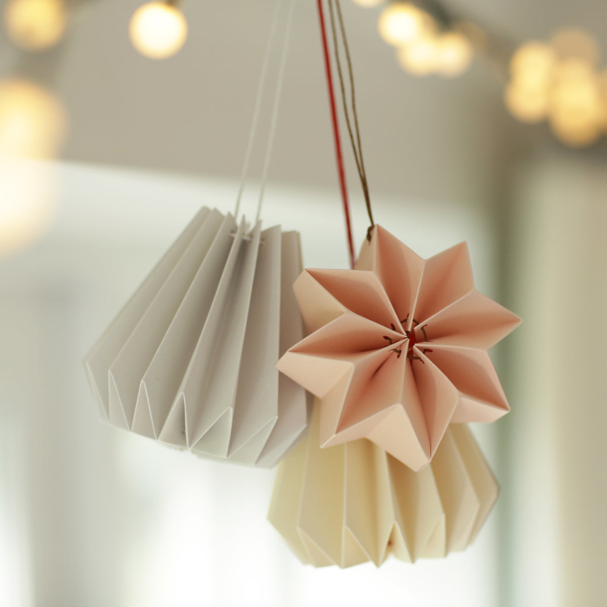 Handmade Paper Baubles - A Set of 3 – Rhubarb & Hare