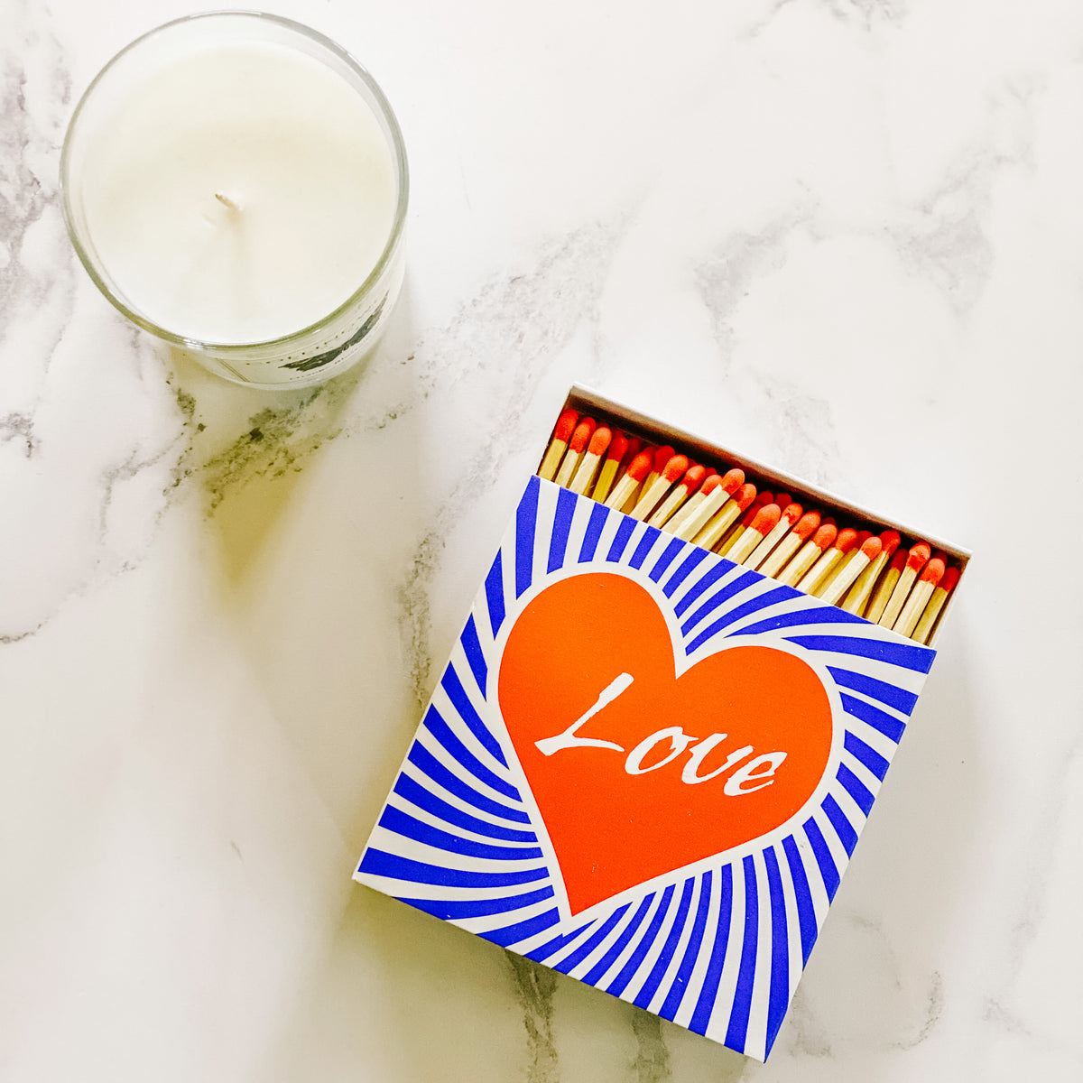 Luxury Square Matchbox - Love – Rhubarb & Hare